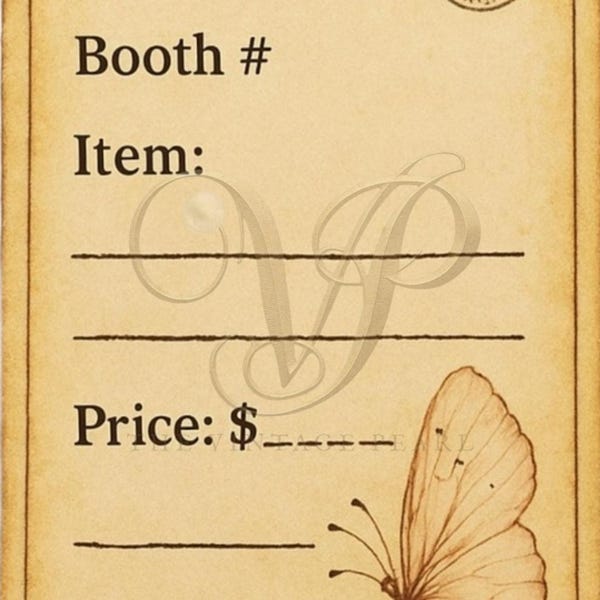 Antique Price Tags - Etsy