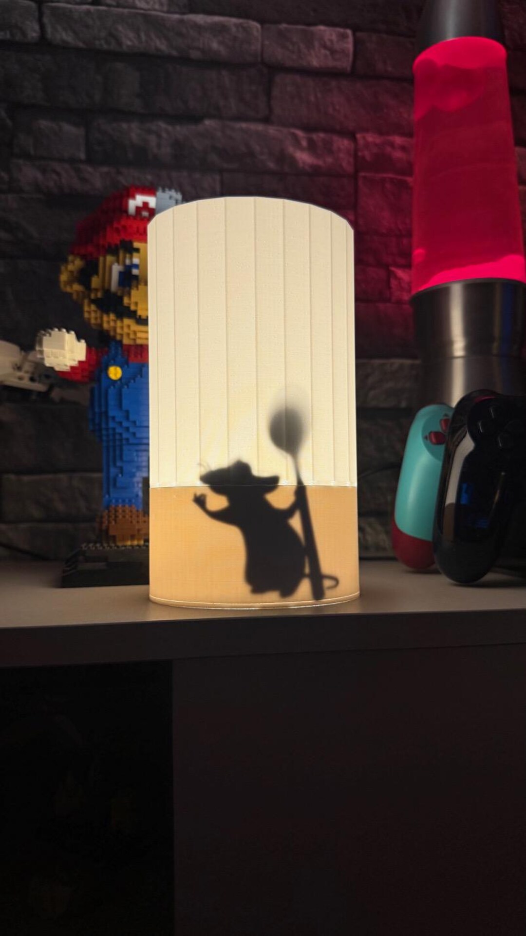 Remy Ratatouille Shadow Lamp - 3D Printed Little Chef Night Light ...