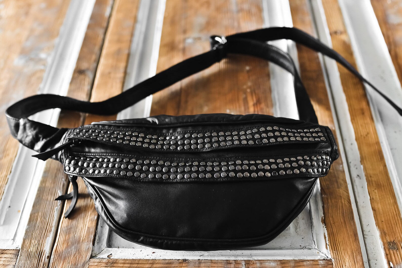 Edgy Leather Bag Rave Studs Bag Street Evening Bag Festival - Etsy