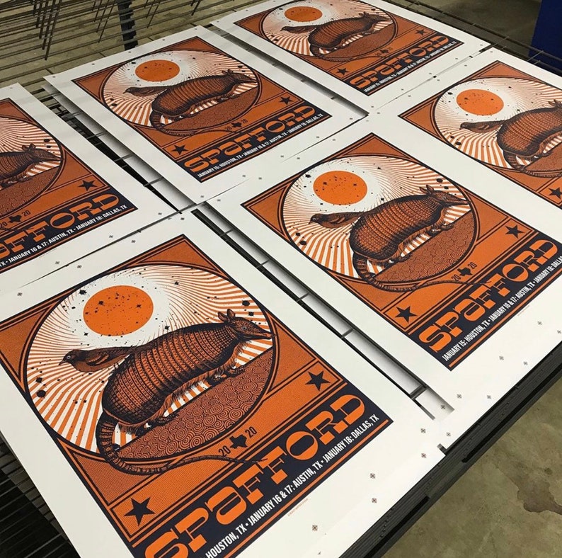 Spafford Official Limited Edition Concert Poster, Houston, Austin and ...