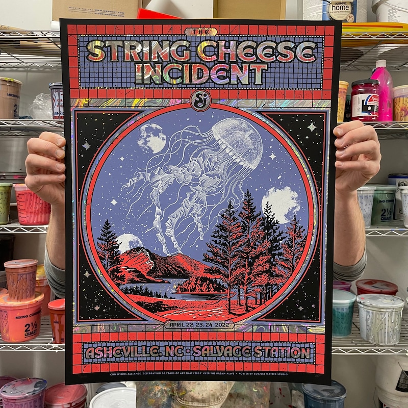 String Cheese Incident Poster - Etsy