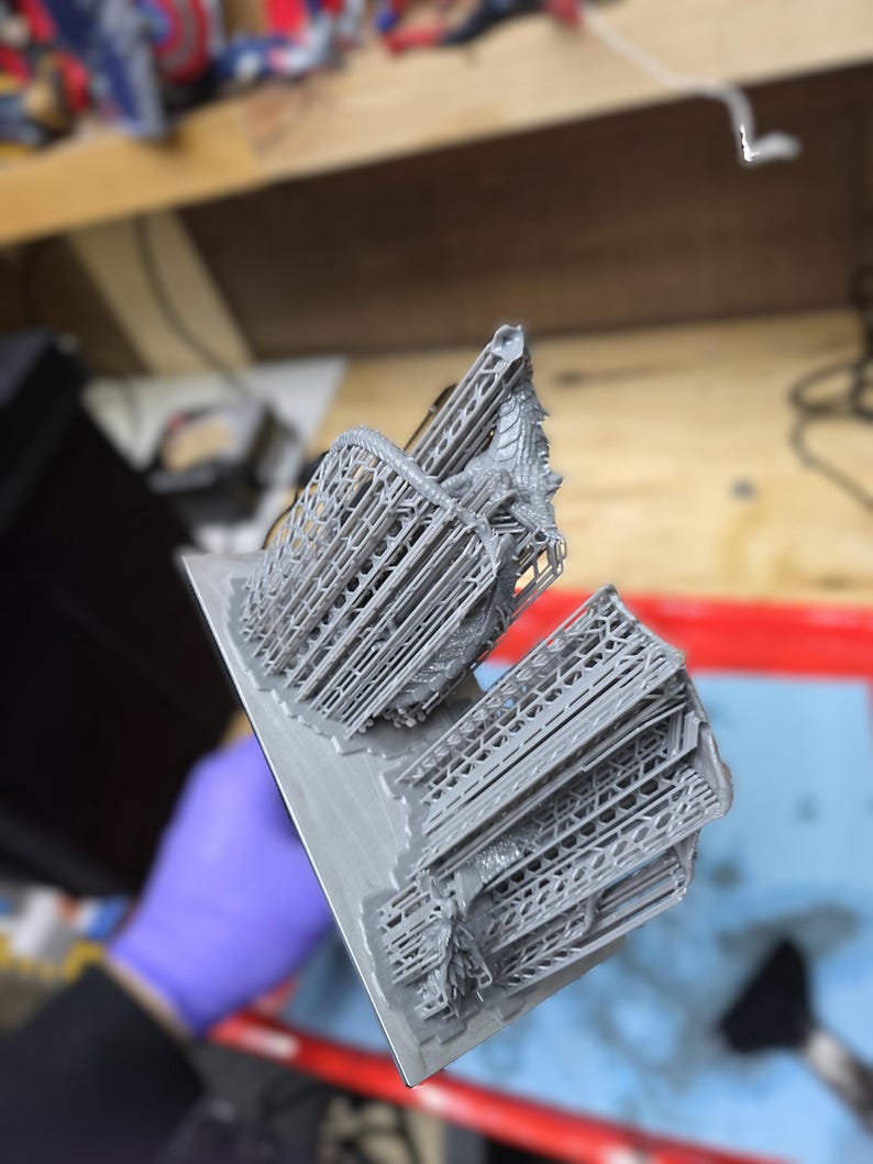 Feathered Raptor Resin Miniature | Realistic Dinosaur Model for ...