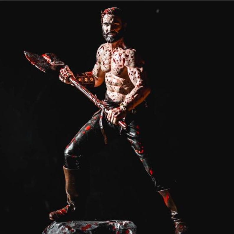 Rollo Viking Warrior Statue | Vikings TV Collectible | Norse Fighter ...