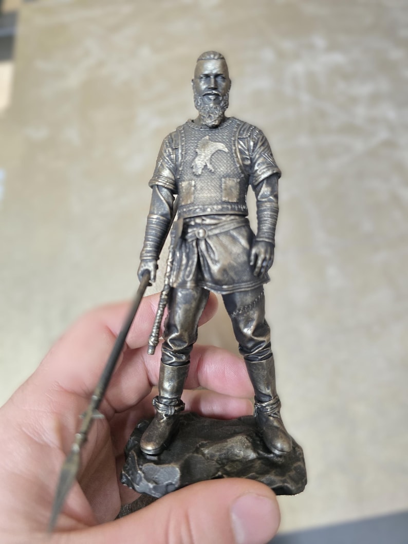 Lizardfolk Warlord Miniature | Dragonkin Warrior Resin Model for Dnd ...