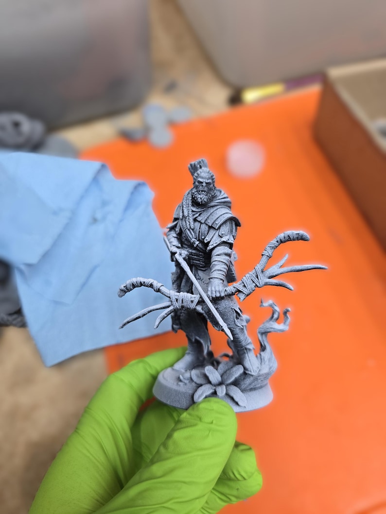 Steampunk Techno-wizard Miniature | Arcane Engineer Resin Model ...