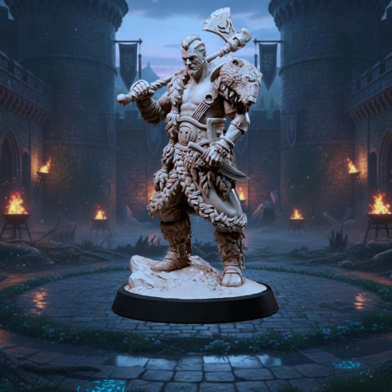 Viking Unpainted Figures - Etsy UK