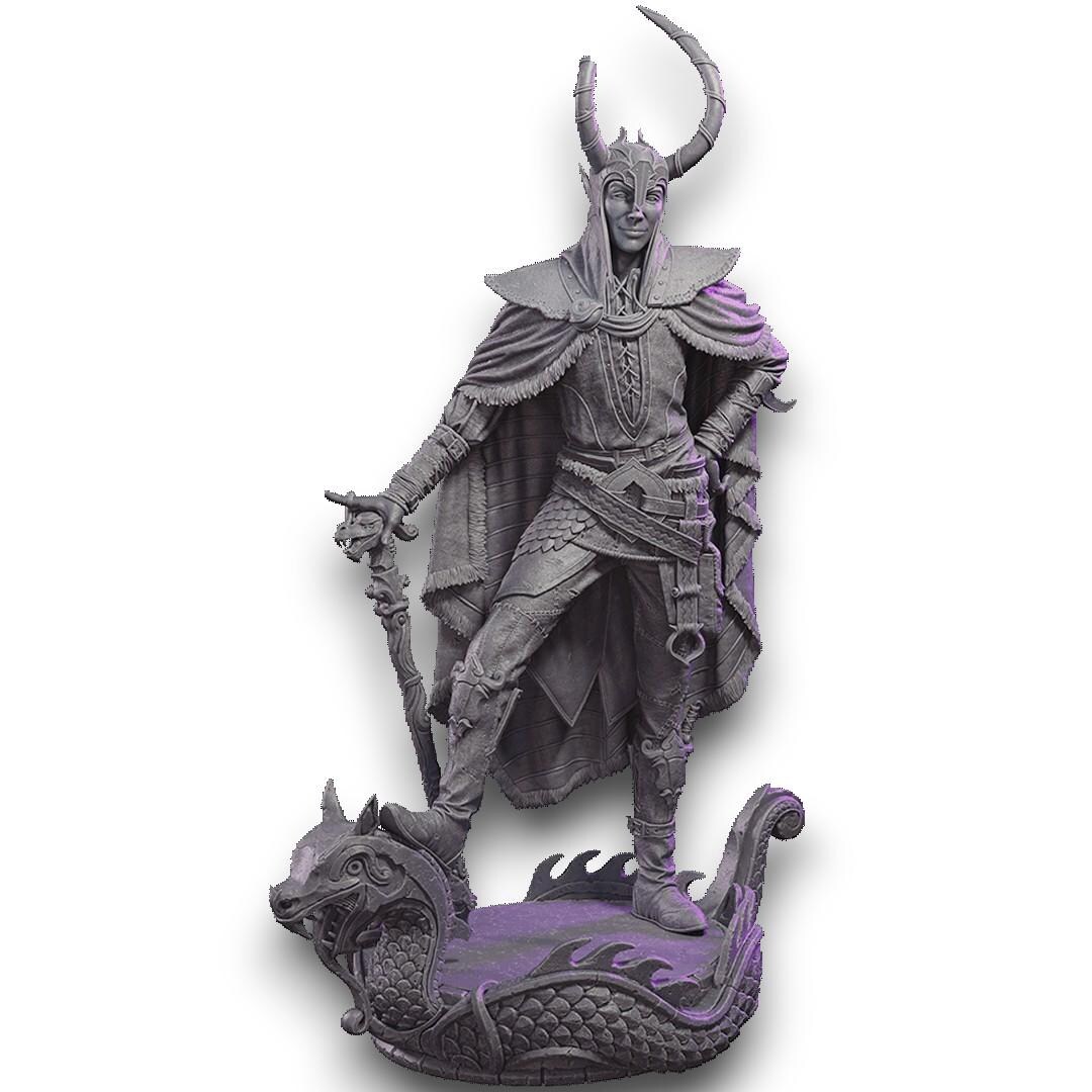 Loki Norse God Miniature – Trickster Deity, Mythology Villain for D&D ...