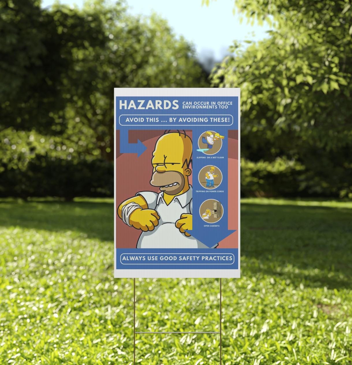 Homer's Office Safety Guide – Avoid These Common Hazards! - Etsy