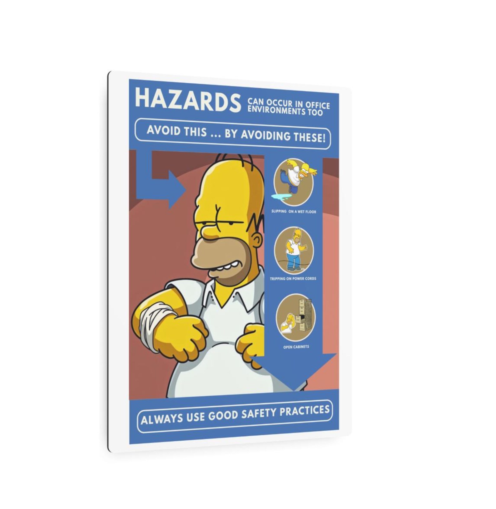 Homer's Office Safety Guide – Avoid These Common Hazards! - Etsy