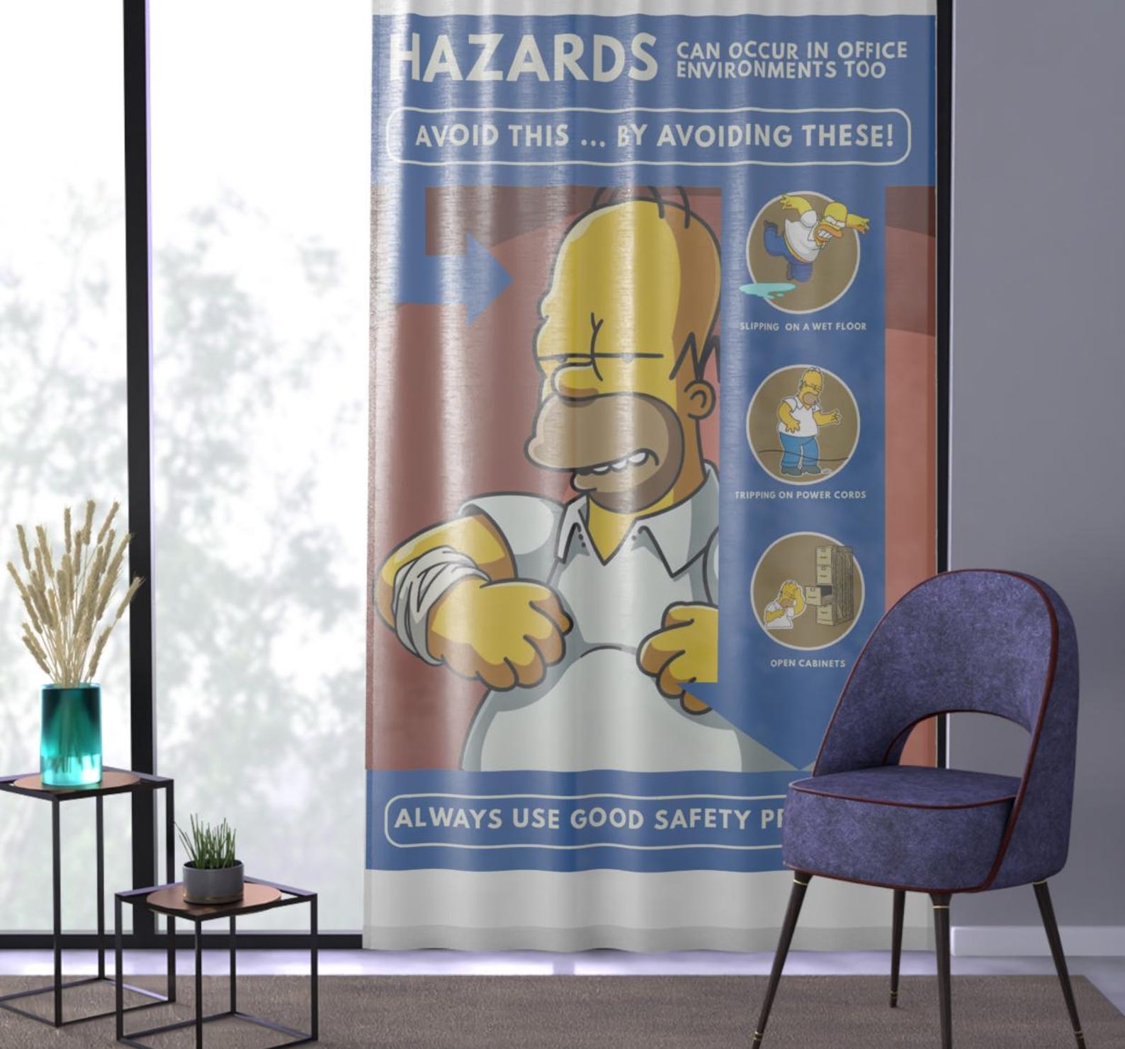 Homer's Office Safety Guide – Avoid These Common Hazards! - Etsy