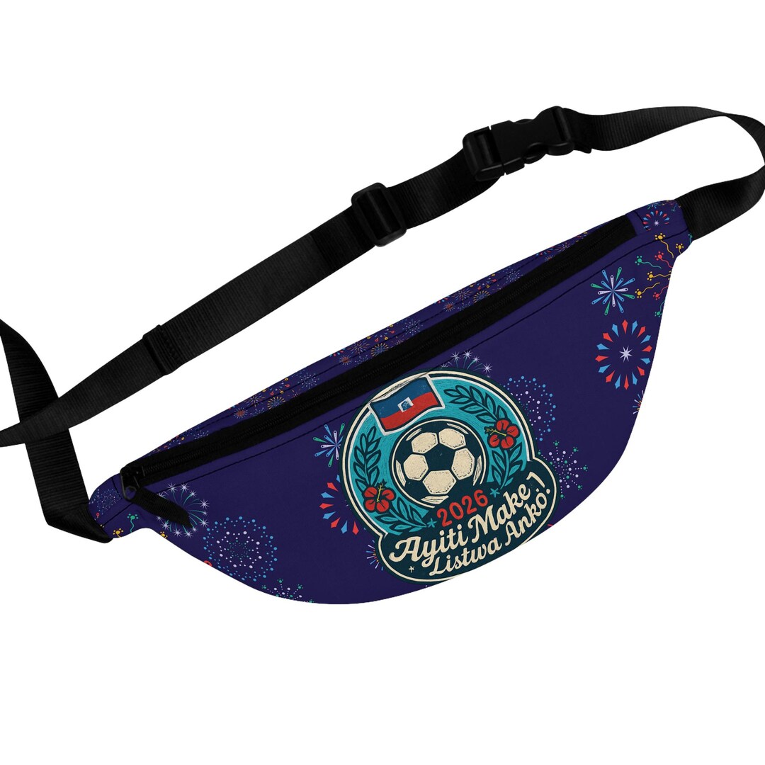 A Soccer Crest Fanny Pack | 2026 Football Emblem Waist Bag - Etsy