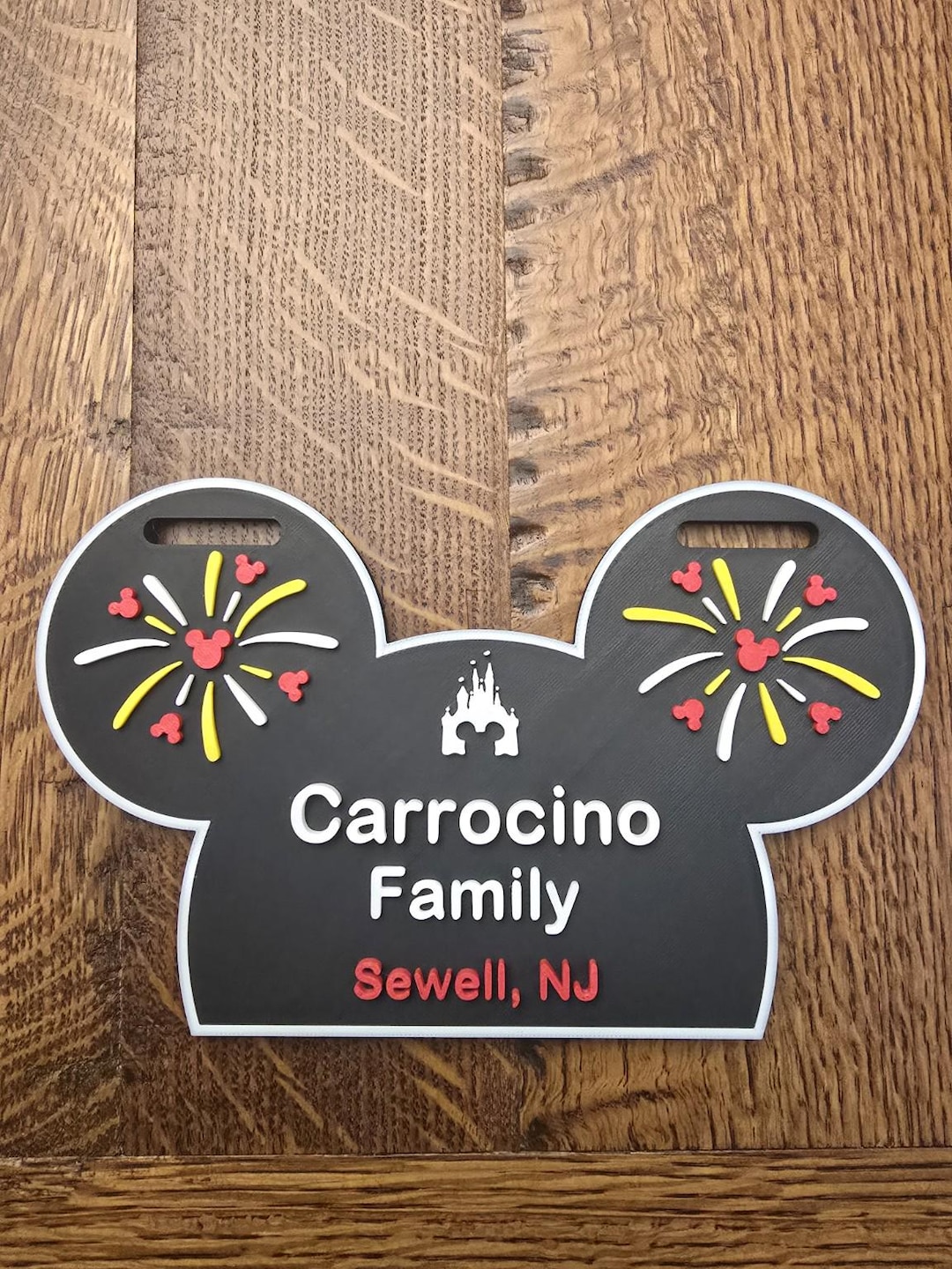 Custom Disney Stroller Sign – Personalized Family Name Tag - Etsy