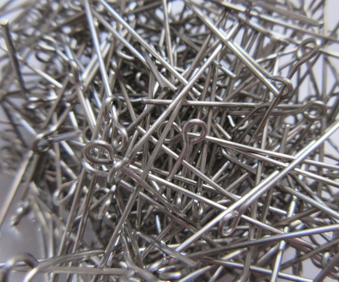 Stainless Steel Eye Pins - 40 Mm - 20 GAUGE - Select 100, 200 or 500 ...