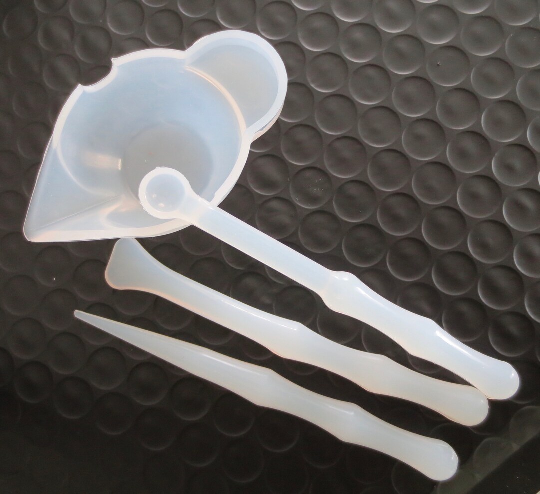 Silicone Tool Set - Resin & Epoxy Tool Set - 4pc Set - Etsy