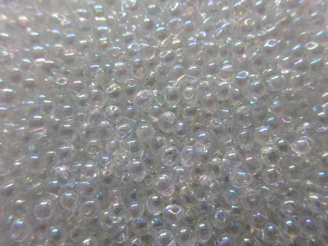 Miyuki Drop Beads - 3.4 Mm - Crystal AB - Select 10, 20 or 30 Grams - Etsy