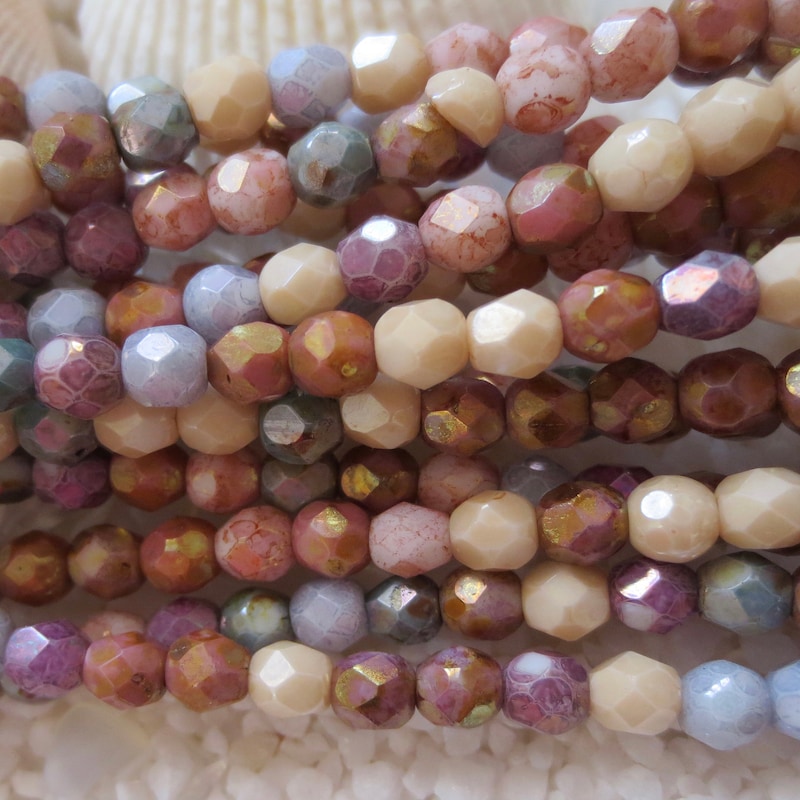 Fire Polished Beads - Etsy