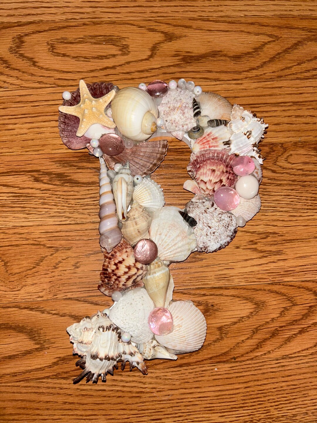 Custom Made Seashell Letter - Etsy
