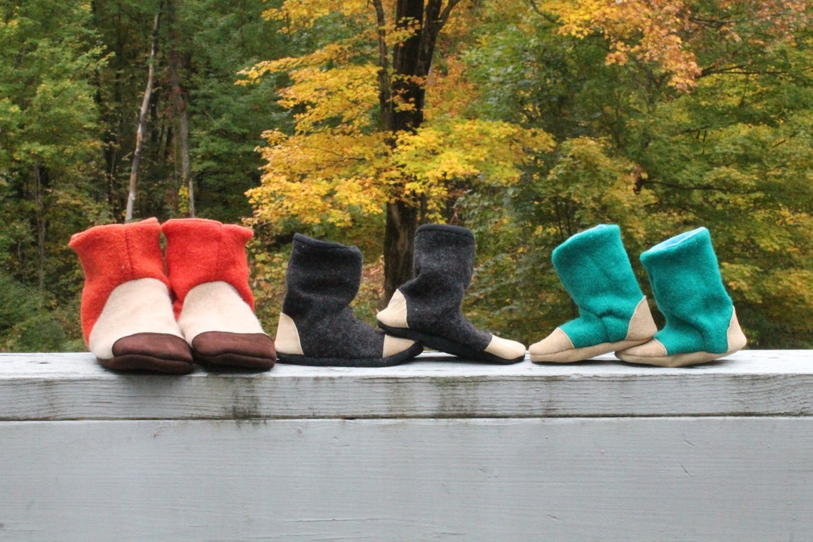 Suede / Leather Toes and Heel Protector Add-on Wooly Boots and - Etsy