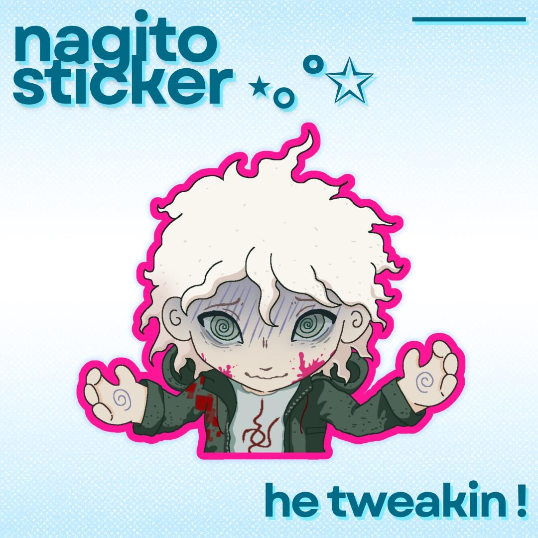 Danganronpa Nagito Sticker! - Etsy