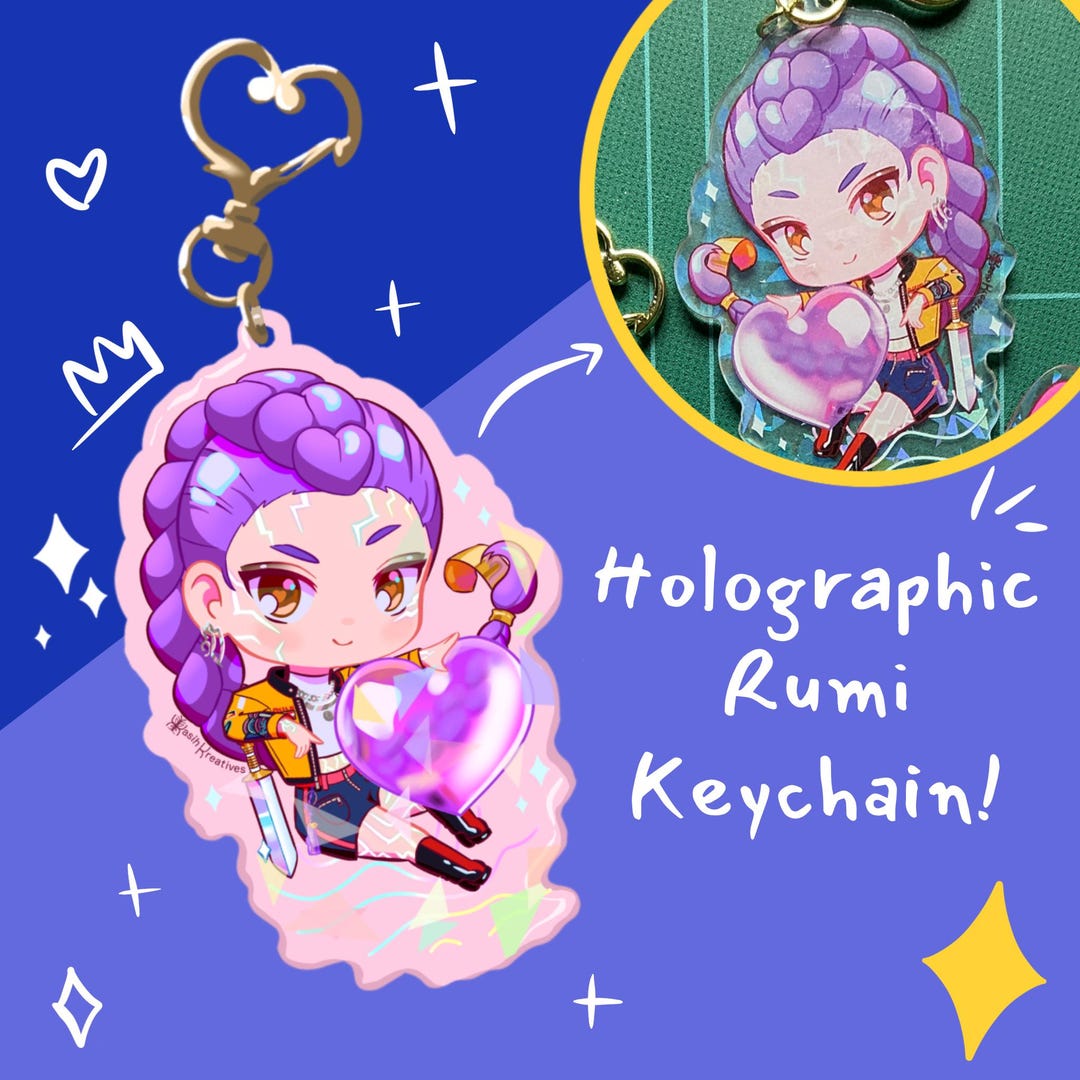 K-pop Demon Hunters Rumi Acrylic Keychain - Etsy