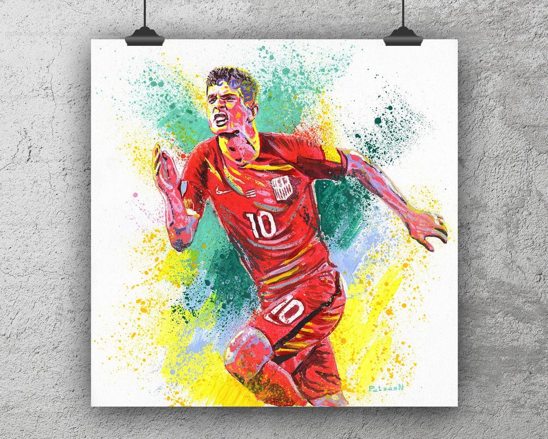 Christian Pulisic Art Print: Paper or Canvas - Etsy