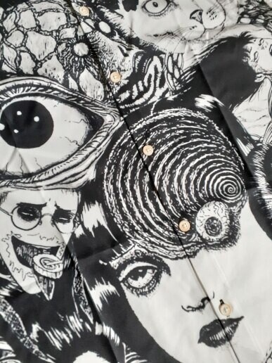 Summer Horror Tomie JunIto T-Shirts 3D Printed Horror Pattern Hawaiian ...