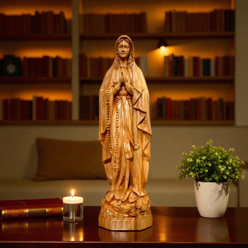 Wooden Carvings of Mary - Etsy