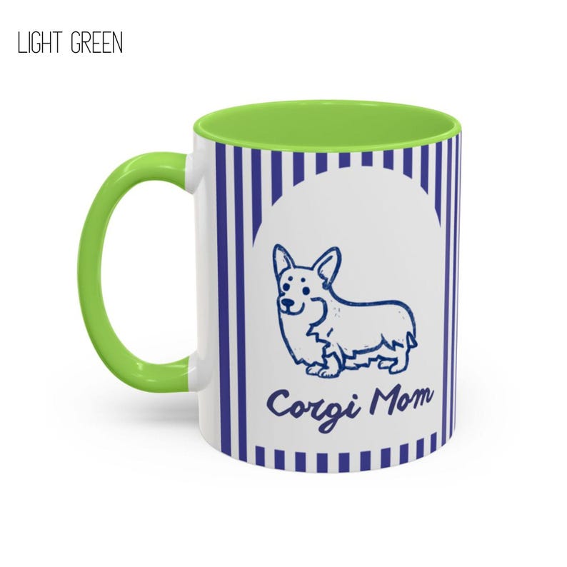 Corgi Dog Mug: Personalized Text and Multiple Color and Size Options ...