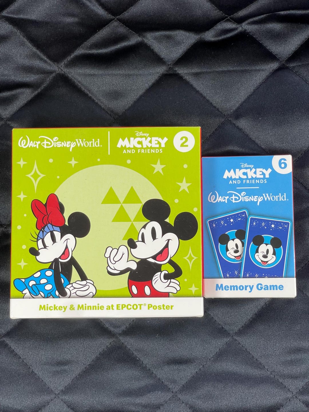 Mickey&minnie Epcot Poster and Mickey Mouse Memory Cards. - Etsy