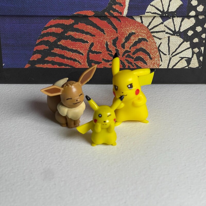 Mini Pikachu Figures - Etsy