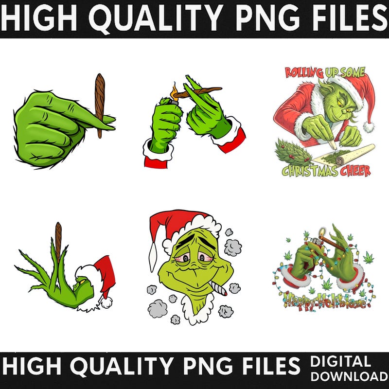 Grinch Fingers - Etsy