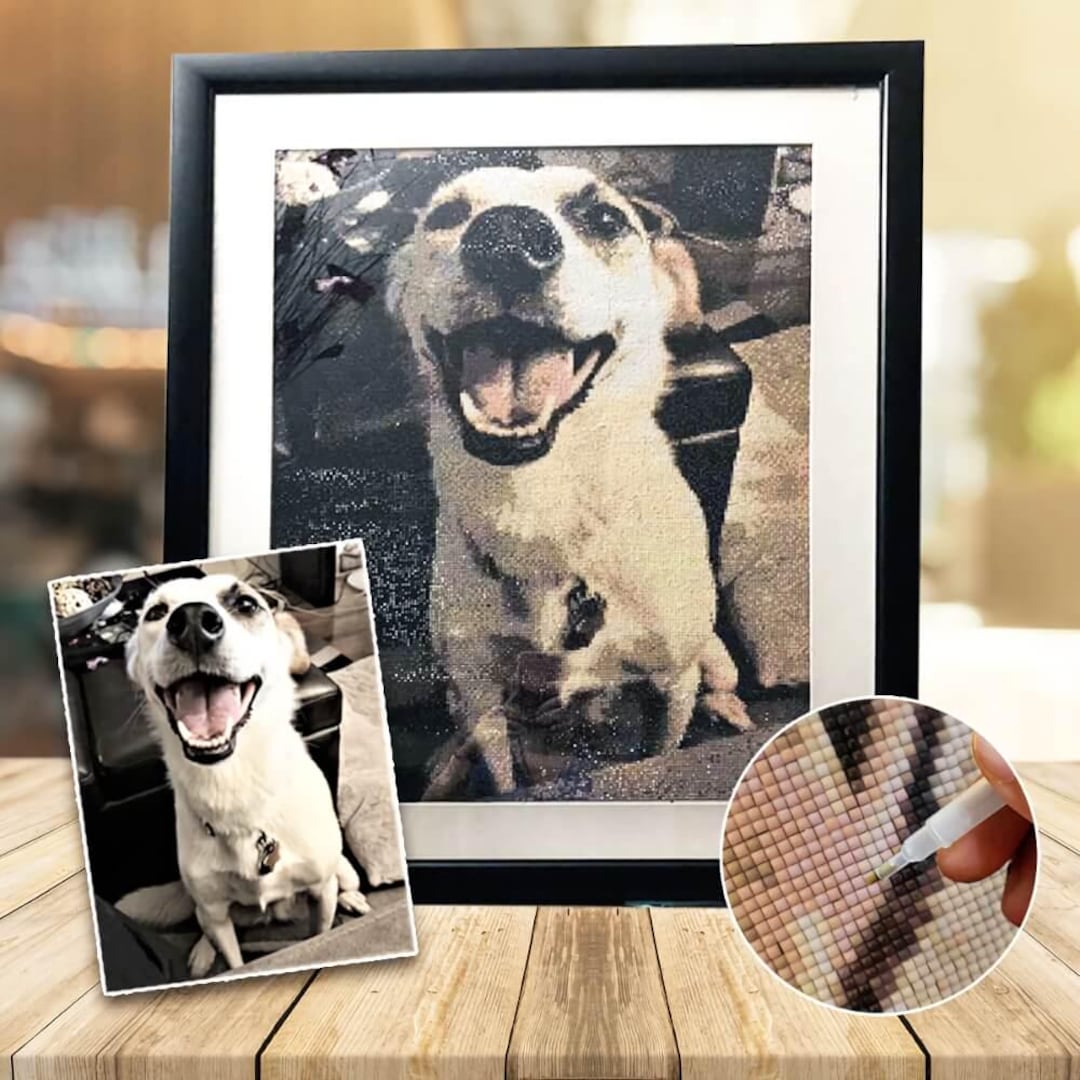 Custom Photo Diamond Painting Kit: Personalized DIY Art Gift - Etsy