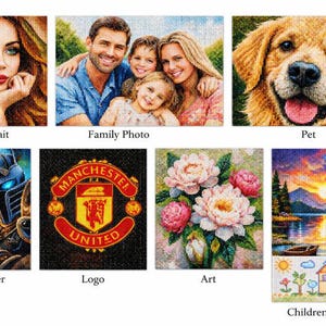 Custom Photo Diamond Painting Kit: Personalized DIY Art Gift - Etsy UK