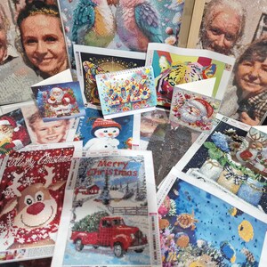 Custom Photo Diamond Painting Kit: Personalized DIY Art Gift - Etsy UK
