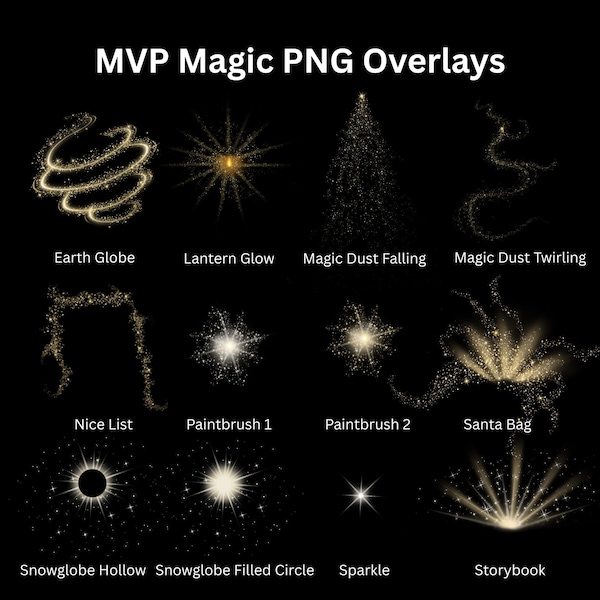 Magic Swirls Overlays - Etsy UK