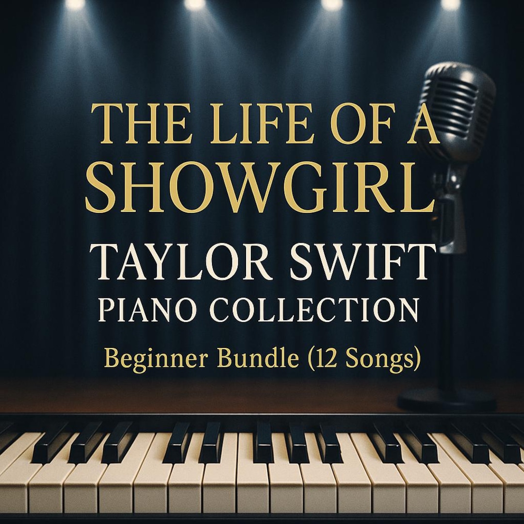 Taylor Swift Piano Sheet Music | Beginner Bundle (12 Songs) (printable ...