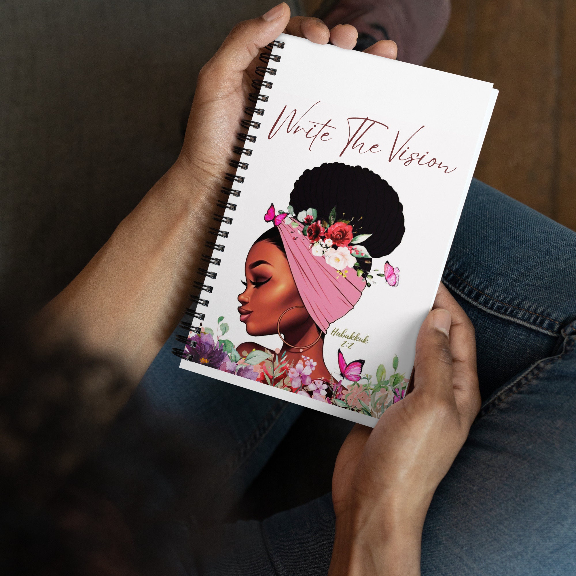 Write the Vision Spiral Notebook - Etsy