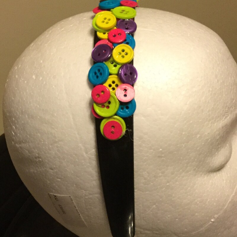 Button Headband - Etsy