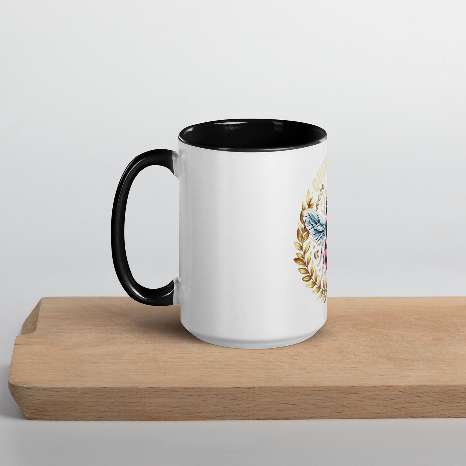 Queen Bee Mug With Color Inside Diva Queen Coffee Tea Cup Gift Women ...