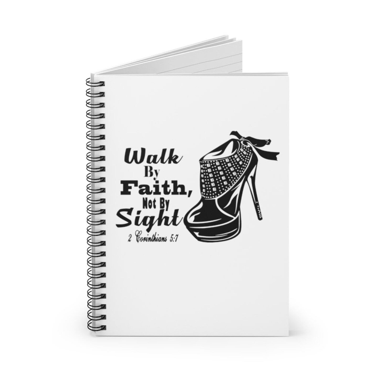 Walk by Faith 2 Spiral Notebook - Ruled Line - Etsy