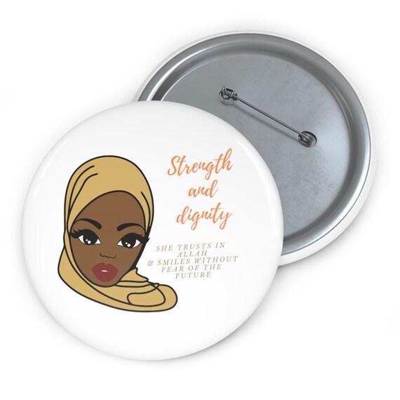 Strength & Dignity Custom Pin Buttons | Etsy