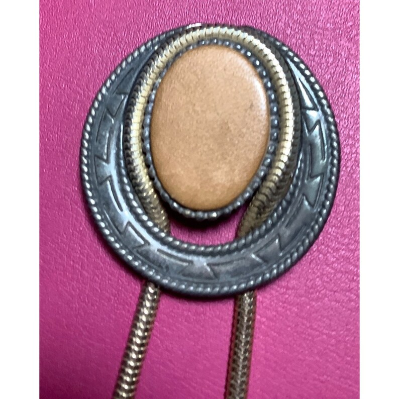 RARE -- Artisan Siler & Leather Bolo-style Brooch Pin - Etsy