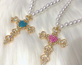 2000s Cross Necklace - Etsy