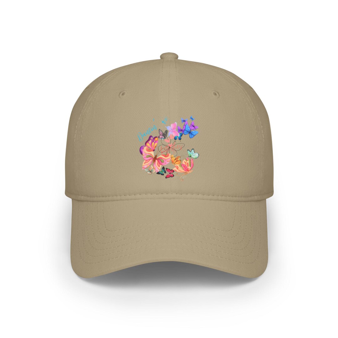 Butterfly Cotton Baseball Cap | Whimsical Boho Style - Etsy