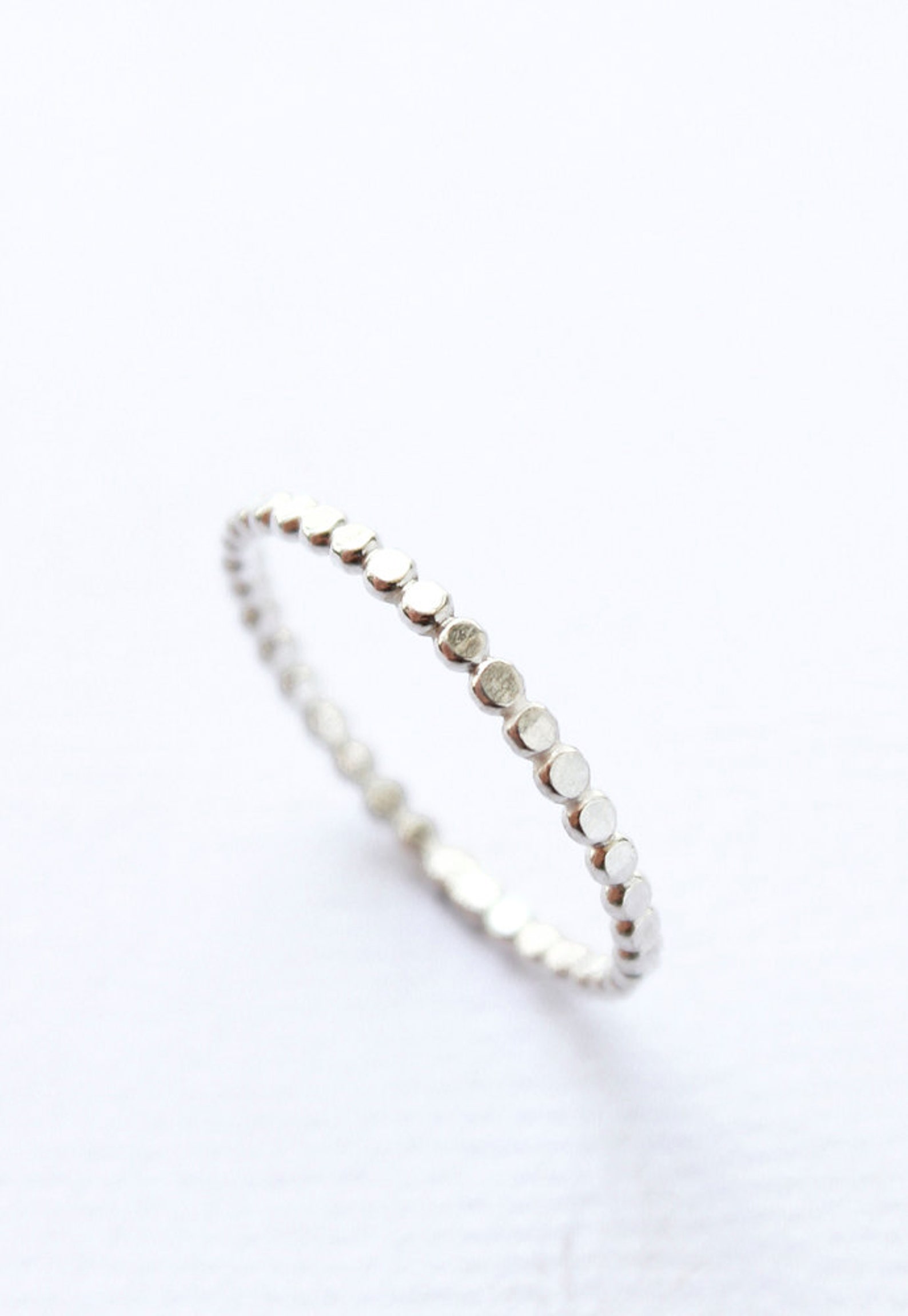 Sterling Silver Polka Dot Ring Silver Bead Ring Beaded Ring - Etsy Canada