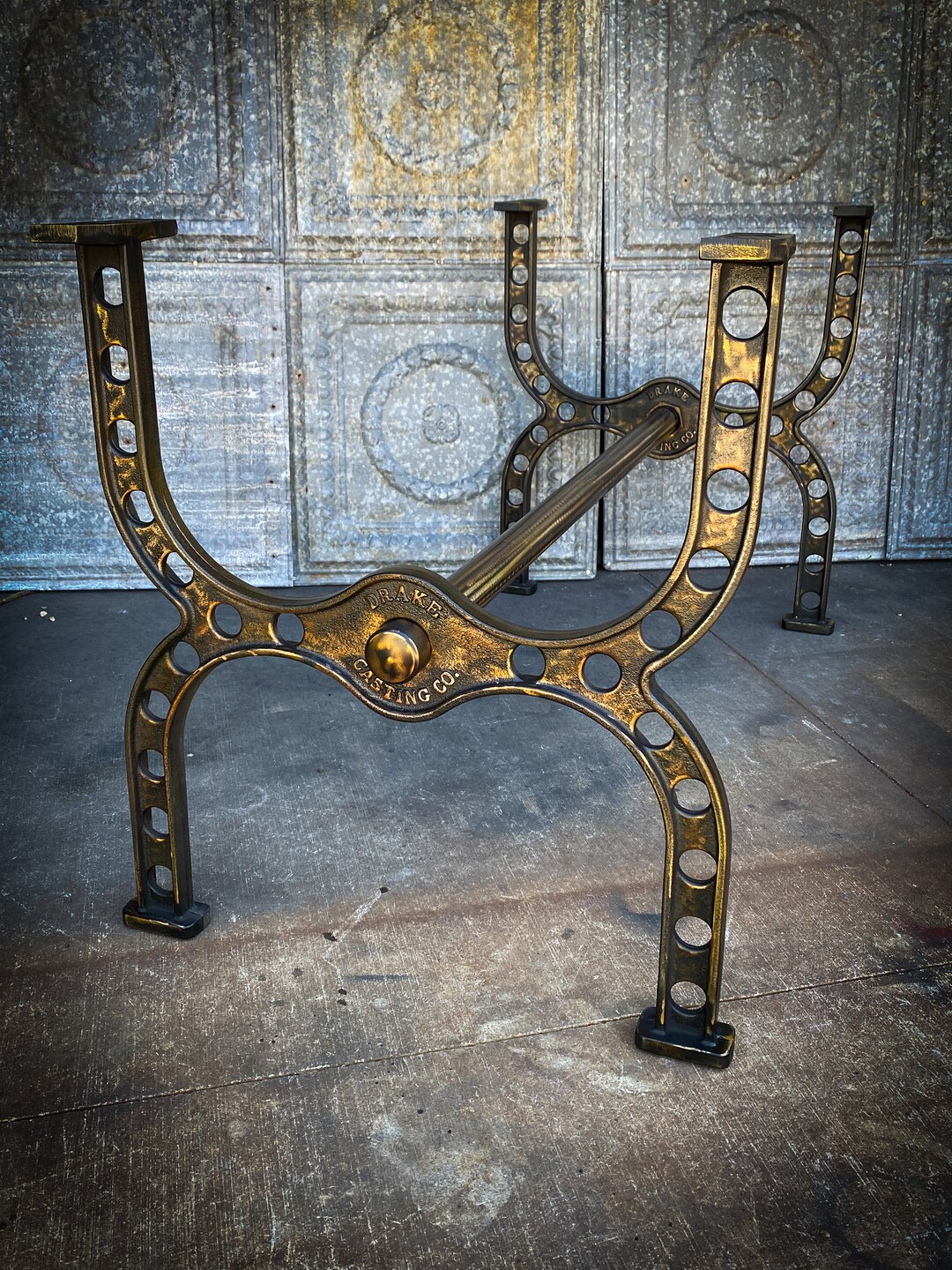 THE BRIDGE Table Base Dining and Desk Custom Lengths - Etsy