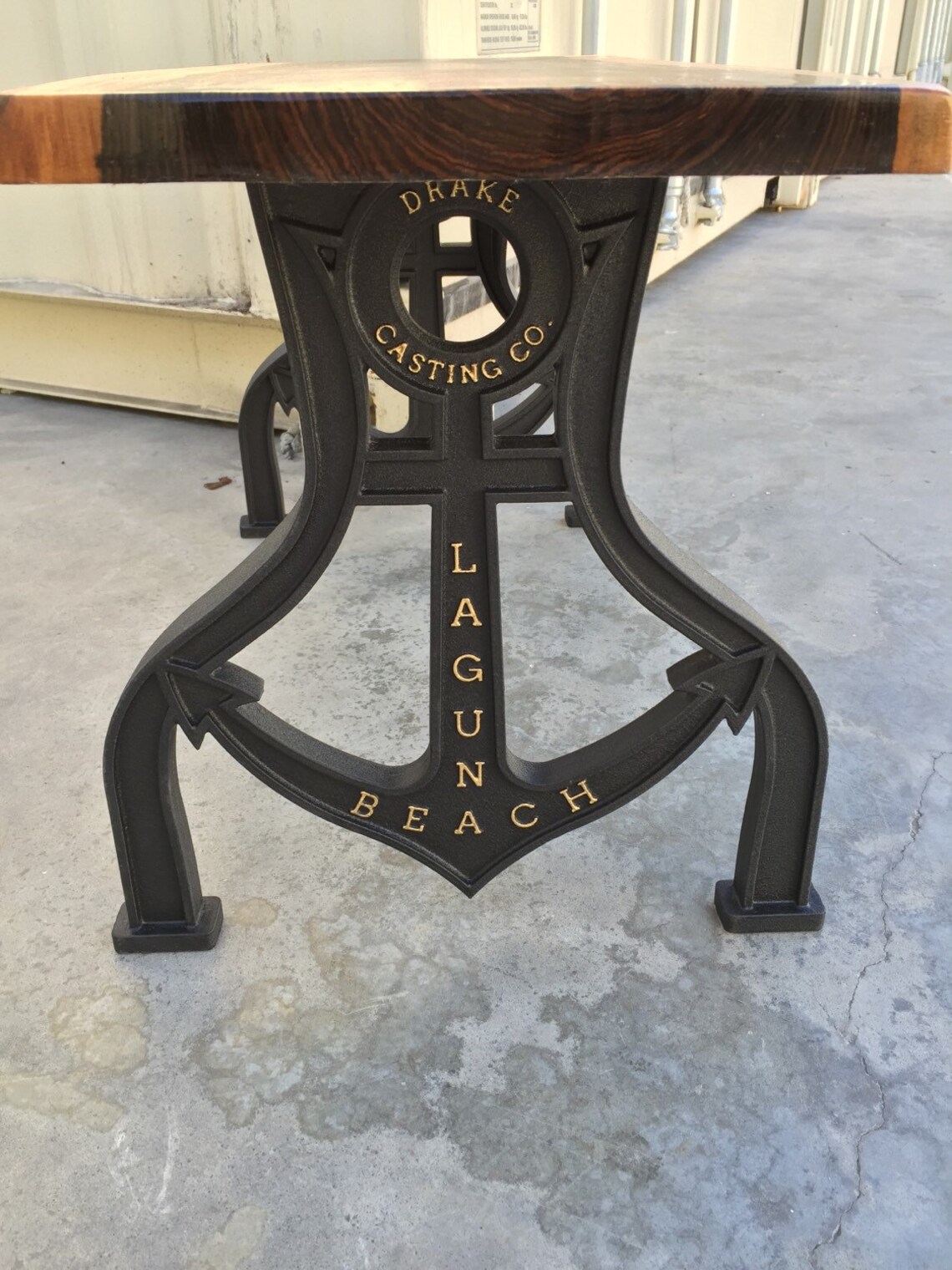 Bench Legs Cast Iron DIY Bench Industrial Legs Laguna Beach, Ca ...