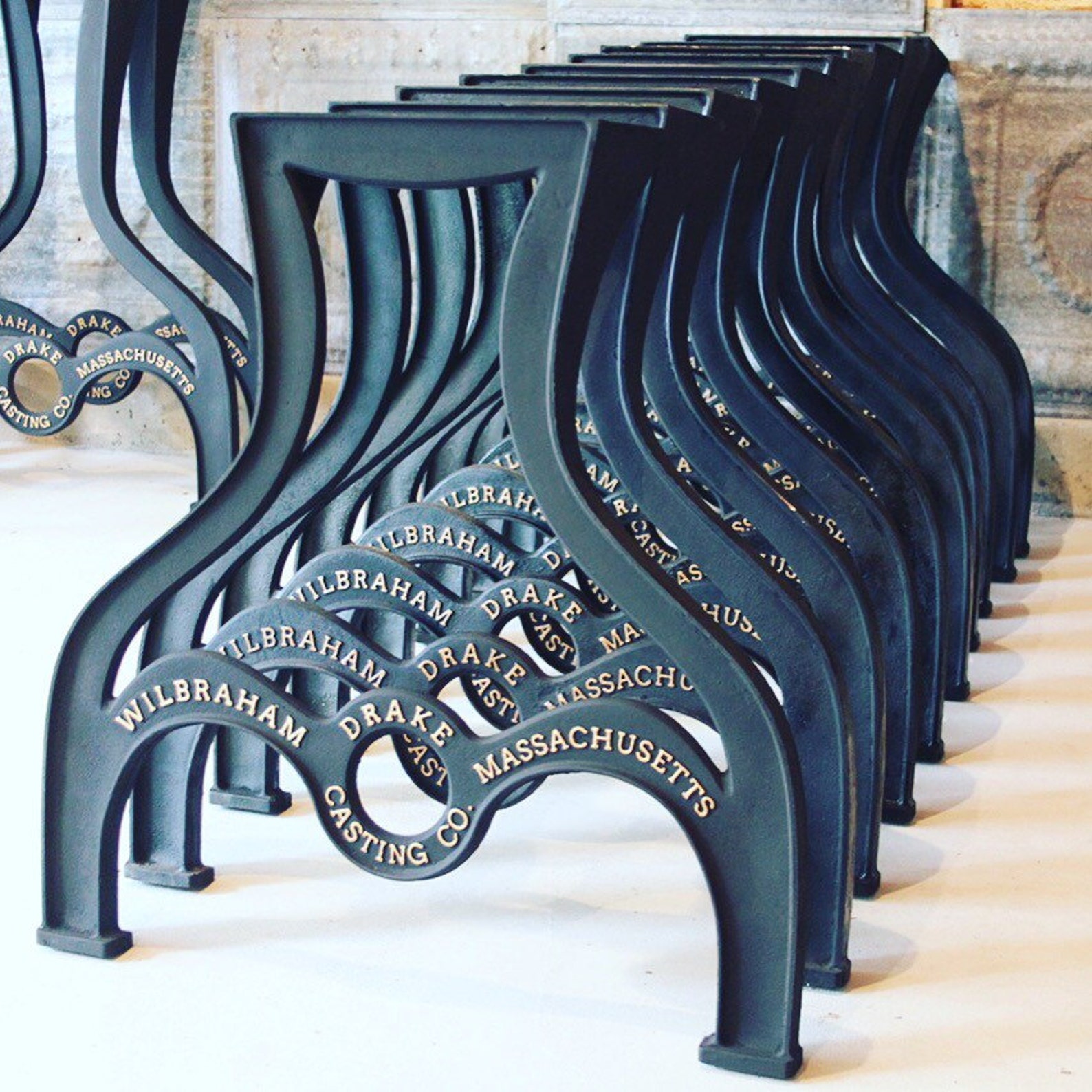 1 Set Cast Iron Table Legs for Industrial Tables - Etsy