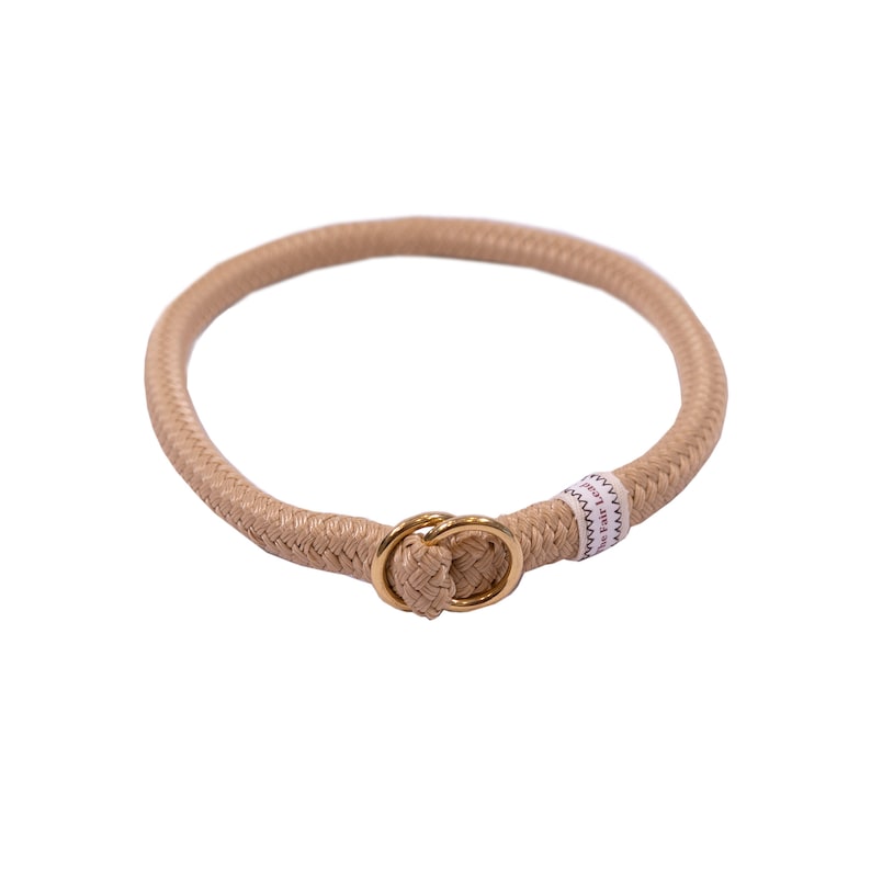 Rope Dog Collar Nautical Dog Collar Handmade Fair Leads Tan/natural ...