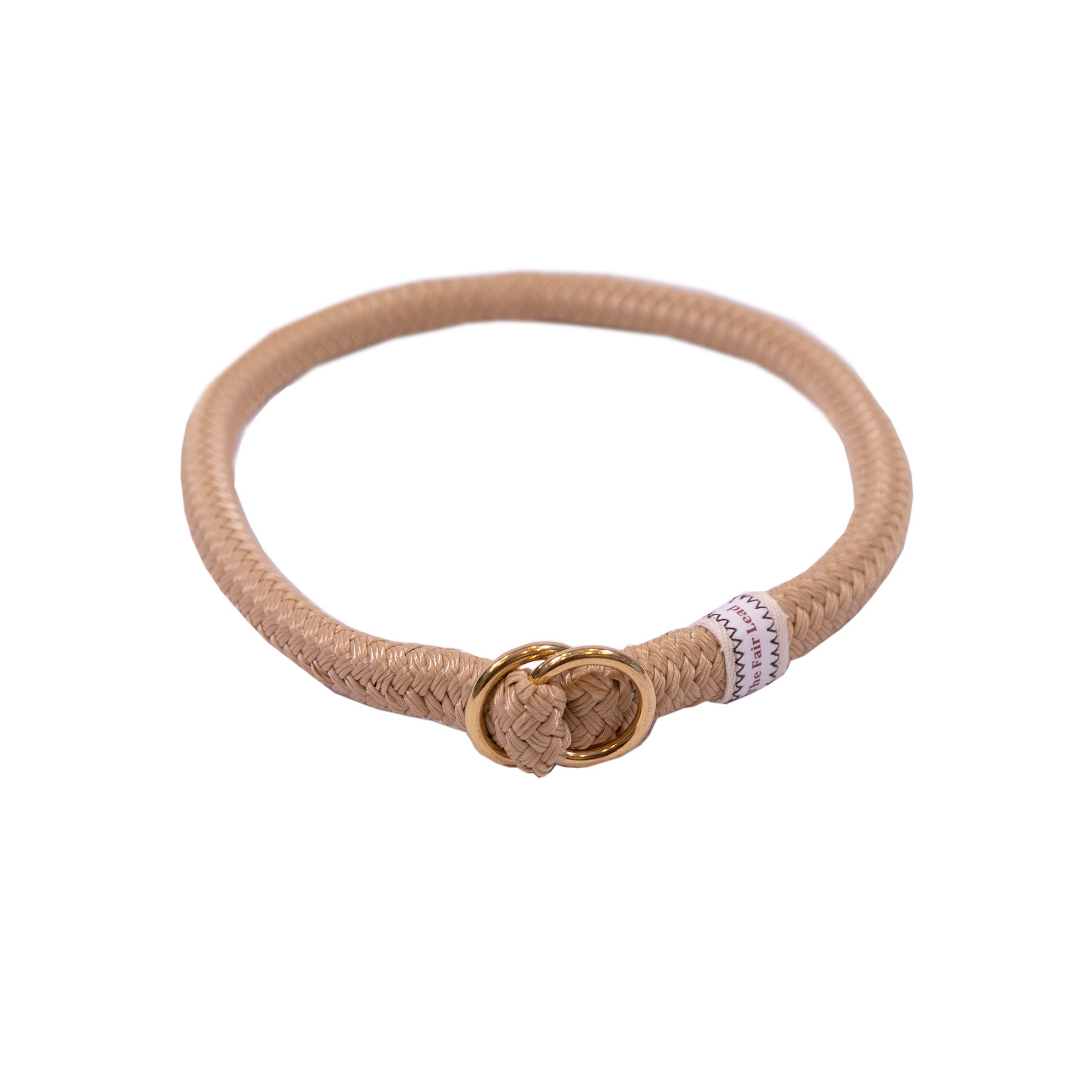Rope Dog Collar Nautical Dog Collar Handmade Fair Leads Tan/natural ...